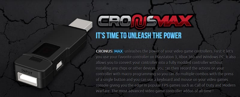 Cronusmax: Unboxing, Tutorial, Trailer e Immagini