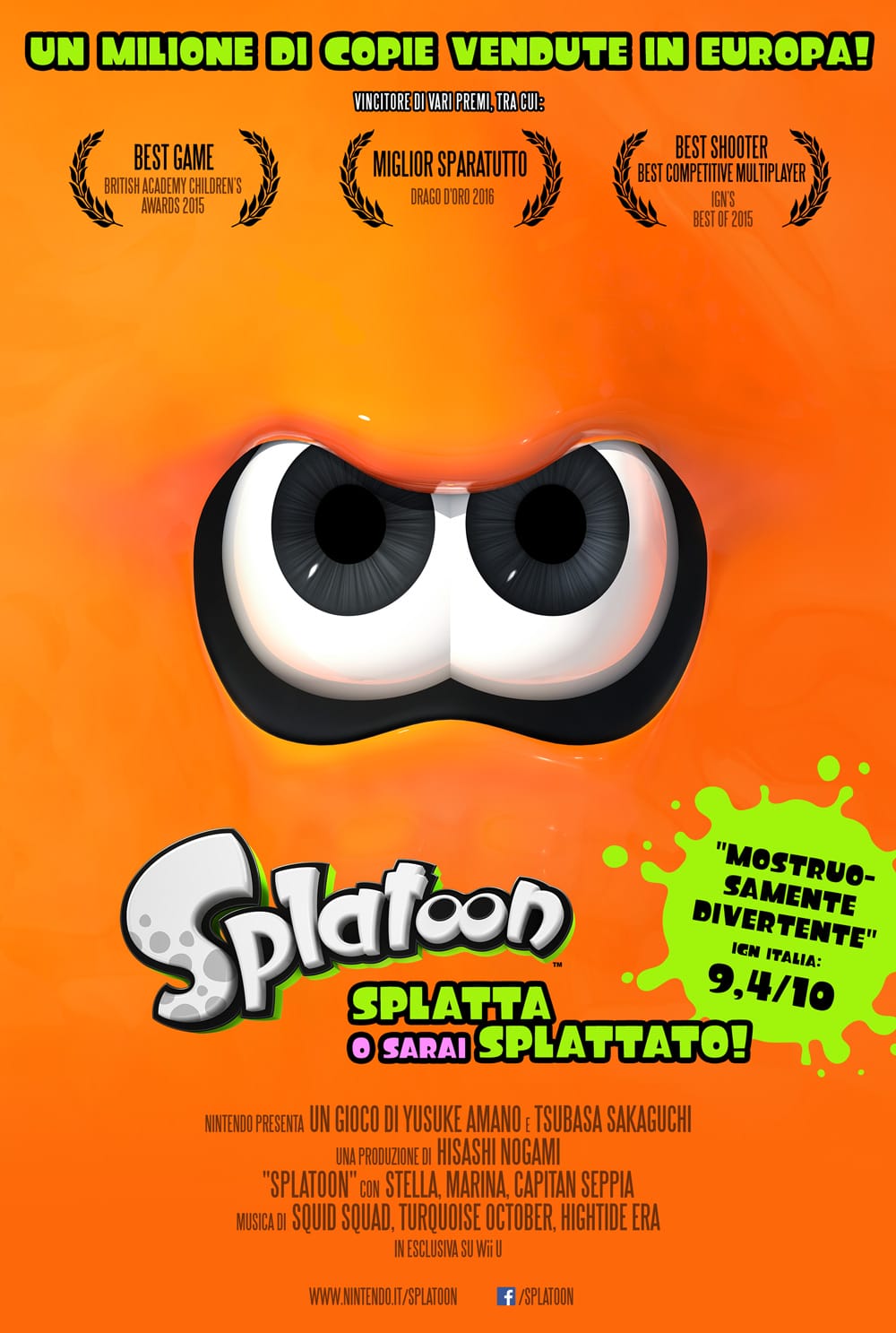 Drago D'oro e 2 milioni di copie vendute per Splatoon