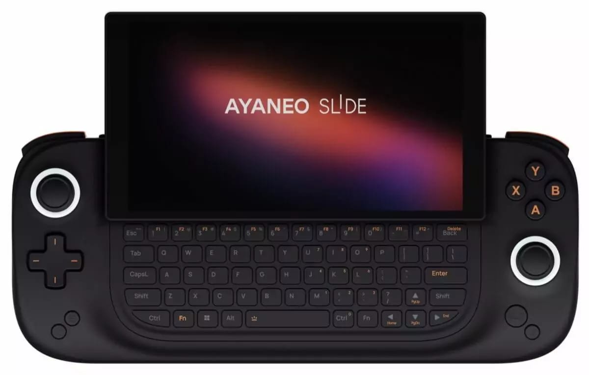 AYANEO Slide: Nuova console portatile con tastiera QWERTY